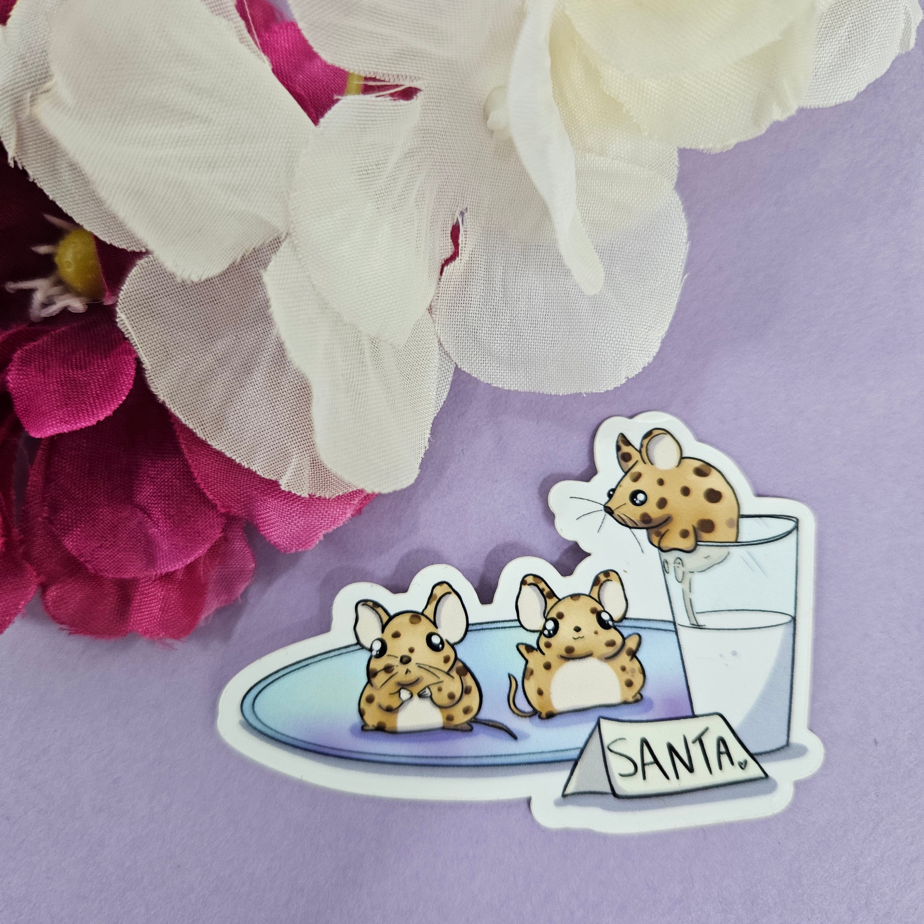 Mookie Sticker (mouse + cookies) – Meg's Mashables